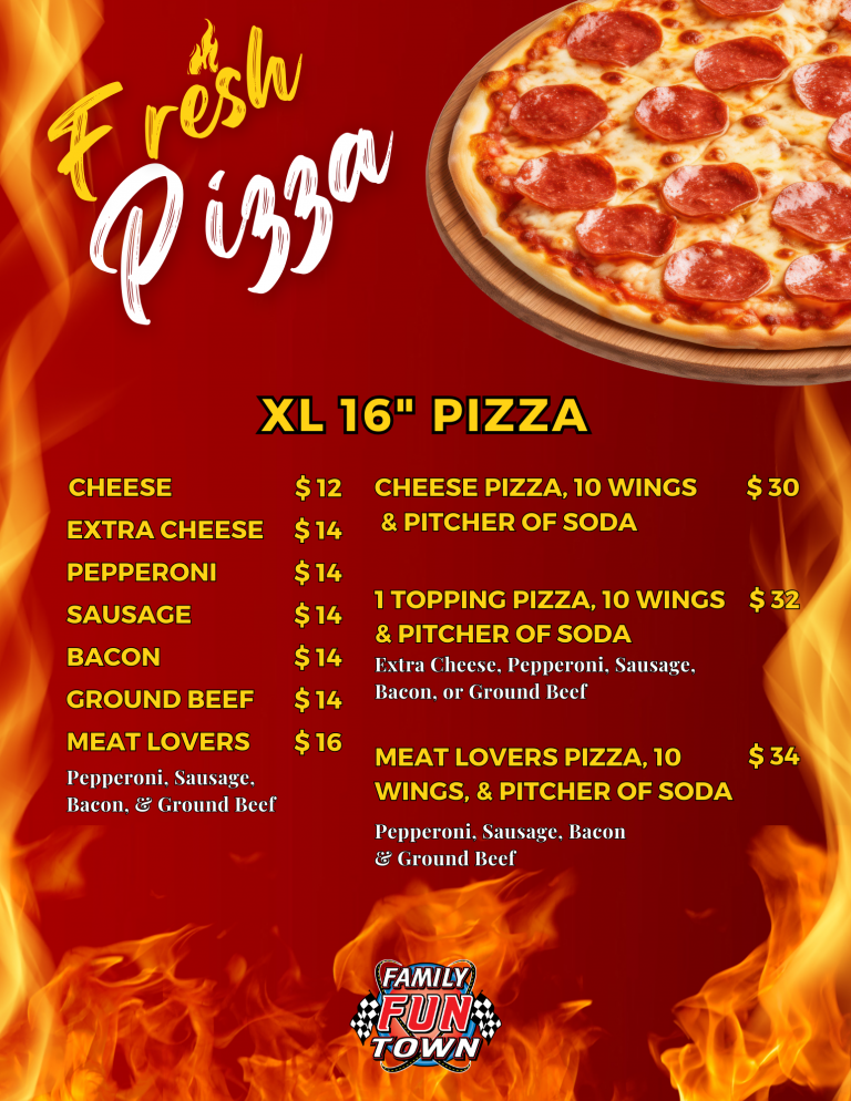 Menu – Family Fun Town