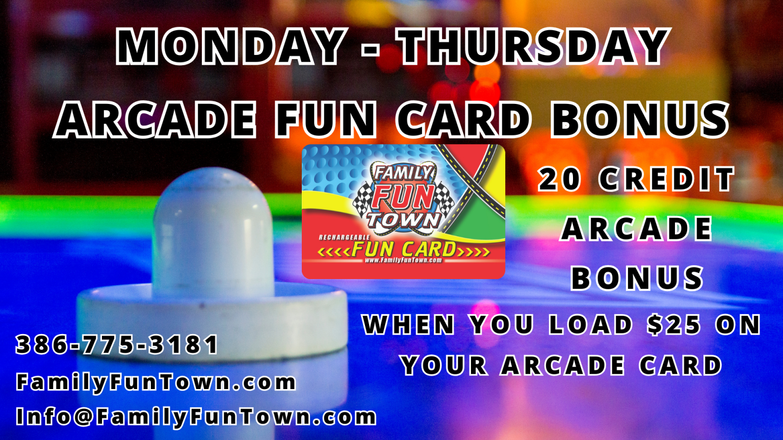 Specials – Family Fun Town